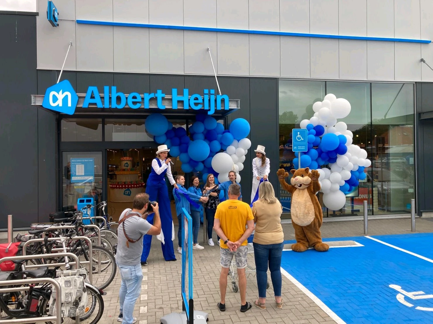 Albert Heijn winkelinstallatie in buurland België - Frimex