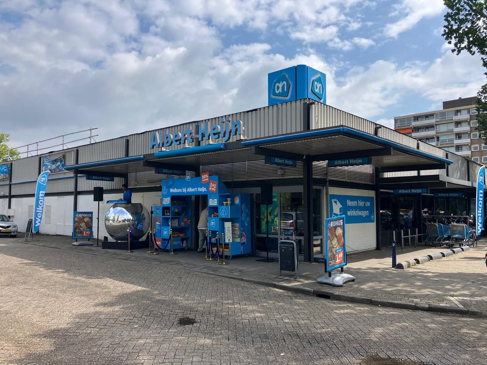 Albert Heijn Eindhoven herbouw in 7 werkdagen - Frimex